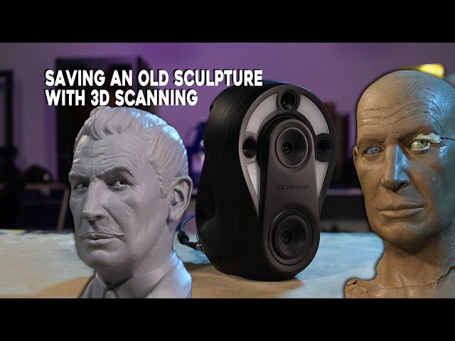 Fixing a Clay Sculpture Digitally with 3DMakerpro Whale 3D Scanner